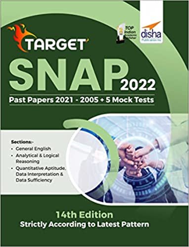 Buy TARGET SNAP 2022 (Past Papers 2005 – 2021) + 5 Mock Tests 14th ...